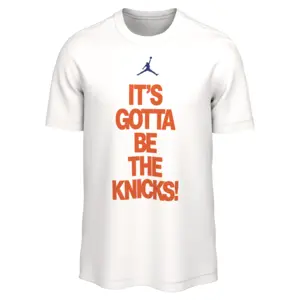 JORDAN It's Gotta Be The Knicks" 2025-26 Nba Championship Tee T-shirt - White