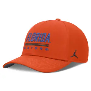 Nike Florida Sideline Practice Rise Jordan Brand Dri-fit College Adjustable Hat - Orange