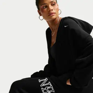 Nike Studio Fleece Medium Weight Oversized Cuffed Logo Pants