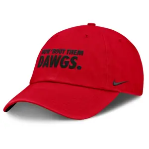 Nike Georgia Primetime Chant Club College Adjustable Hat - Red