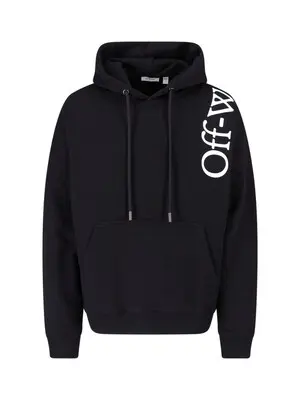 Off-White Hoodie Logo "vertical Bookish