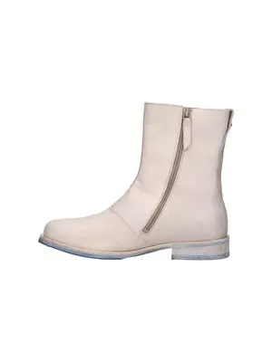 Our Legacy Camion" Leather Ankle Boots - White