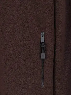 Miu Miu Fleece Logo Sweatshirt - Brown