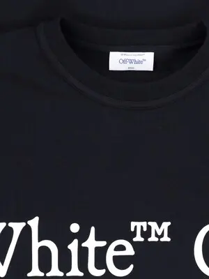 Off-White T-shirt Logo "bookish - Black
