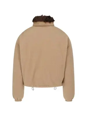 Miu Miu Fleece Logo Jacket