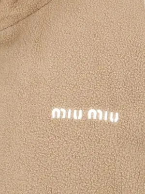 Miu Miu Fleece Logo Jacket