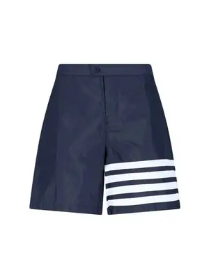 Thom Browne Swim Shorts "4-bar - Blue