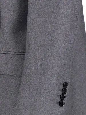 LARDINI Double-breasted Cashmere Coat - Gray