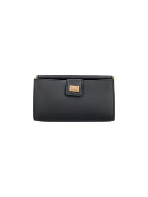 Dolce & Gabbana Mini Leather Shoulder Bag - Black