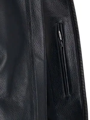 DIESEL® Biker Jacket In Leather - Black