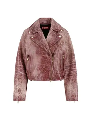 DIESEL® Biker Jacket In Leather