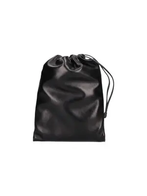 THE ROW Pouch "ray - Black