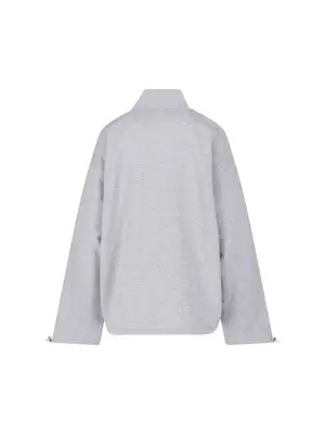 Miu Miu Cotton Zip Sweatshirt