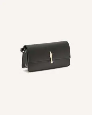 CHRISTIAN LOUBOUTIN Bettina Chain Wallet - Black