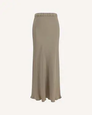 Max Mara Sospiro Silk Skirt - Beige