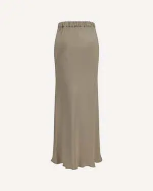 Max Mara Sospiro Silk Skirt - Beige