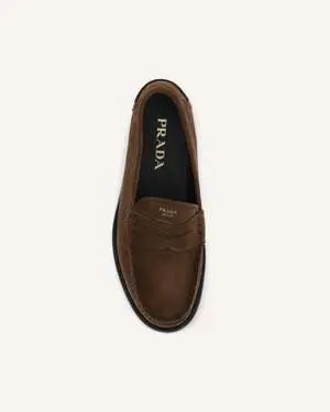Prada Suede Loafers
