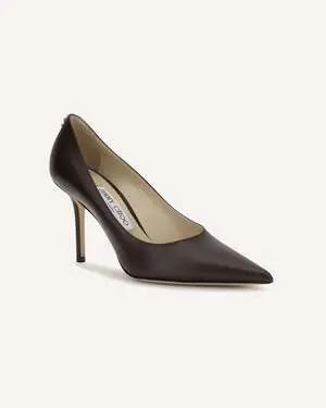 JIMMY CHOO Love Pumps In Smooth Leather - Brown