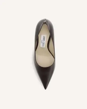 JIMMY CHOO Love Pumps In Smooth Leather - Brown