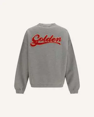 GOLDEN GOOSE Oversized Crewneck Sweater With Teddy Lettering