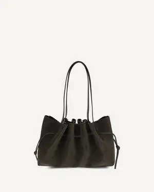 Yuzefi Scallop Shoulder Bag - Brown