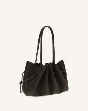 Yuzefi Scallop Shoulder Bag - Brown