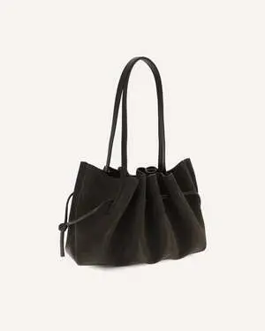 Yuzefi Scallop Shoulder Bag - Brown