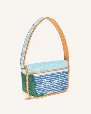 Staud Tommy Beaded Shoulder Bag - Multicolour