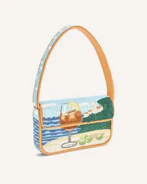 Staud Tommy Beaded Shoulder Bag - Multicolour