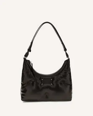 MAISON MARGIELA Small Glam Slam Hobo Shoulder Bag - Black