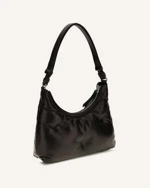 MAISON MARGIELA Small Glam Slam Hobo Shoulder Bag - Black