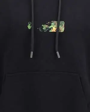 Off-White Spray Arrow Graphic Hoodie - Black