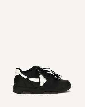 Off-White Out Of Office" Leather Sneakers - Black