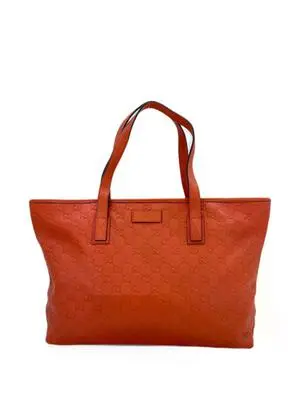 Gucci Gucci 2000s GG Assima Tote Bag Orange