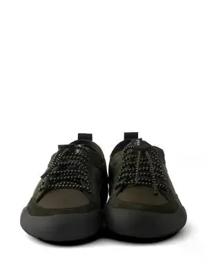 Prada Speedrock Re-nylon And Suede Sneakers