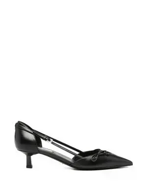 Prada Open-side Leather Pumps
