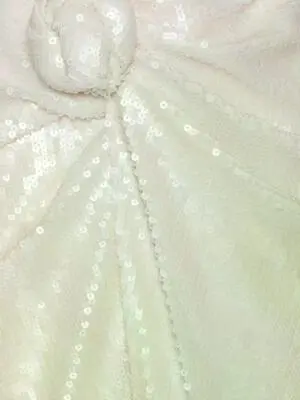 ROTATE BY BIRGER CHRISTENSEN Sequined Knot Midi Skirt