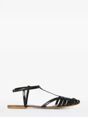 ANNA F. Cage-style Buckled Sandals