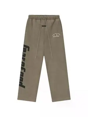 Fear Of God Logo-print Drawstring Track Pants - Grey