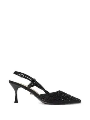 TWENTY FOURHAITCH San Francisco Strass-embellished Sandals - Black