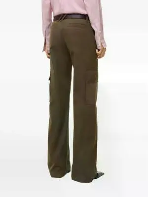 Burberry Gabardine Cargo Trousers - Brown