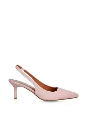JONAK PARIS Diamantine Pointed-toe Slingback Pumps - Pink