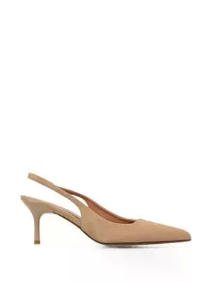 JONAK PARIS Diamantine Pointed-toe Slingback Pumps - Neutrals