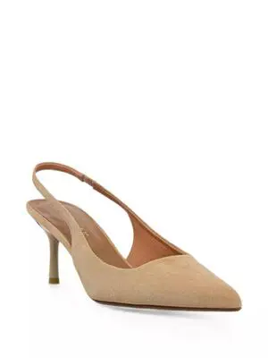 JONAK PARIS Diamantine Pointed-toe Slingback Pumps
