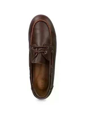 JONAK PARIS Lalie Lace-up Leather Loafers