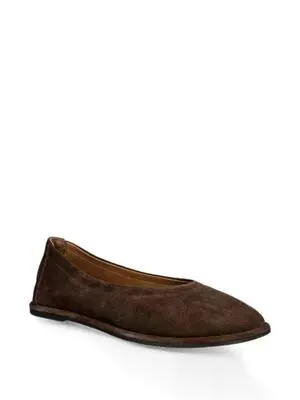 JONAK PARIS Janice Suede Ballet Flats