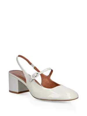 JONAK PARIS Dauphine Patent Slingback Pumps