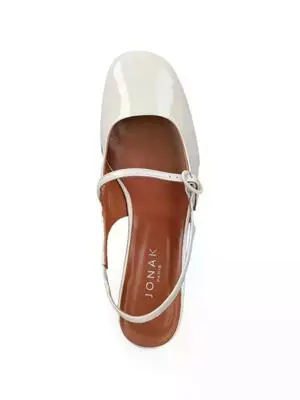 JONAK PARIS Dauphine Patent Slingback Pumps