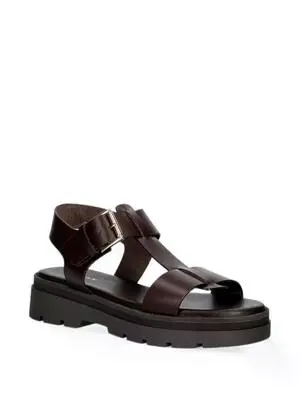 JONAK PARIS Lisbonne Buckle-fastening Leather Sandals