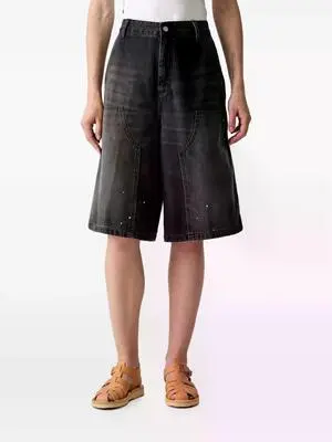 Carhartt Work In Progress Paint-splatter Carpenter Shorts